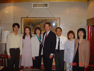 美國佛蒙特副州長 Lt. Governor Brian Dubie 接見林肯企管顧問公司同仁及學生家長 – 留學美國 Study in USA